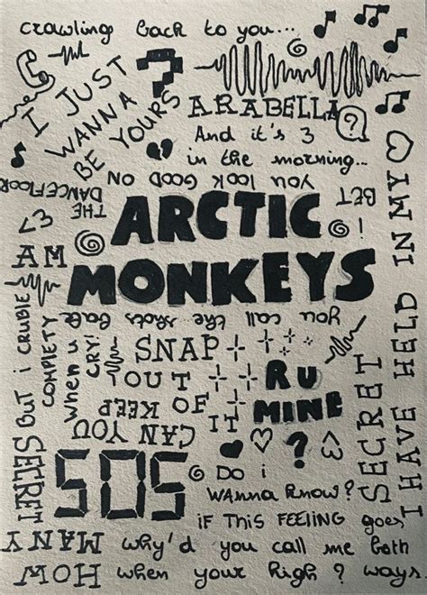 Pin By Luna On A M In Arctic Monkeys Wallpaper Sketch Book