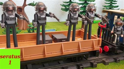 Der Zug Berfall Playmobil Film Seratus Stop Motion Sek Youtube