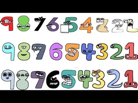 ALL Number Lore YouTube
