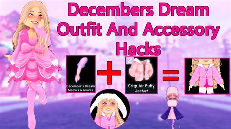 Decembers Dream Set Accessory And Outfit Hacks In Royale High YouTube