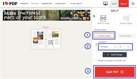 how to split pdf with ilovepdf step by step updf