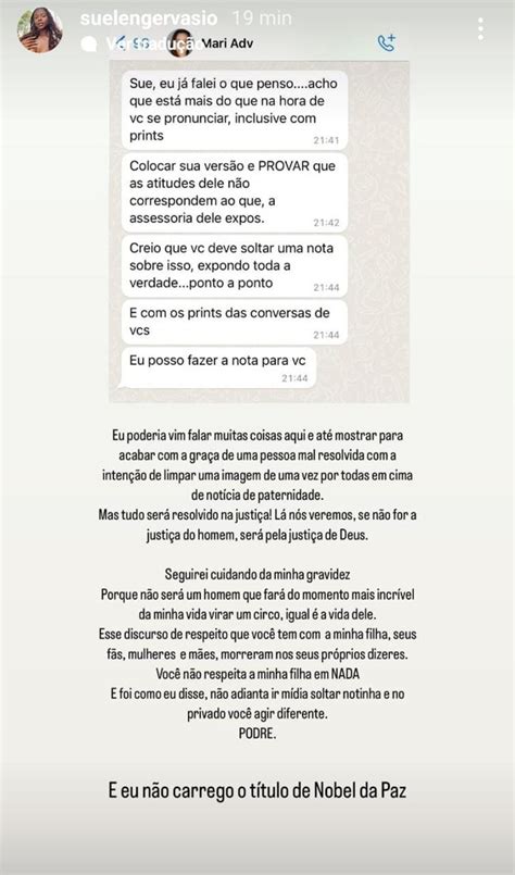 Suelen Gervasio acusa irmão Rafael Zulu de ter vendido notícia de