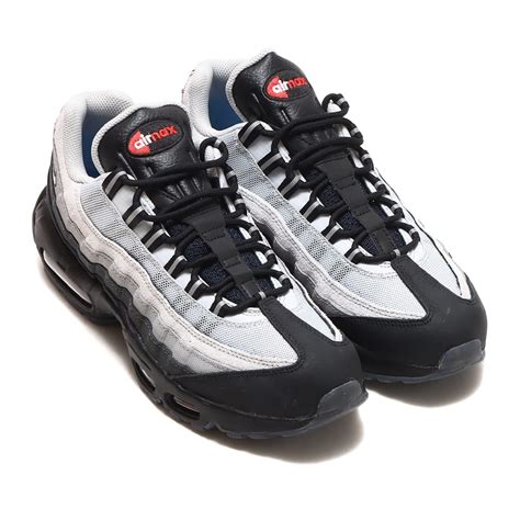 NIKE AIR MAX 95 PRM BLACK WHITE PURE PLATINUM LT SMOKE GREY 22HO I