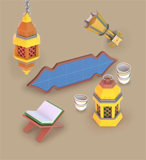 Premium PSD Ramadan Mockup