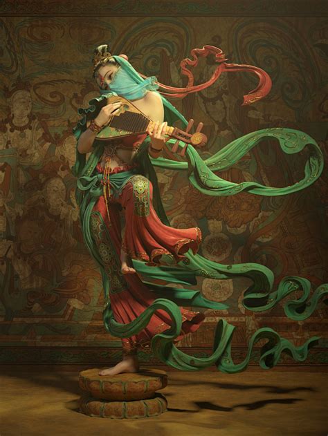 回云阙 Qi Sheng Luo Latest work Hui Yun Que I love Dunhuang Art I
