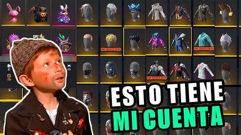 Esto Es Todo Lo Que Tiene Mi Cuenta De Free Fire En Inicios De