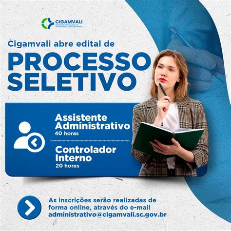Edital de Processo Seletivo Simplificado nº 01 2023 CIGAMVALI