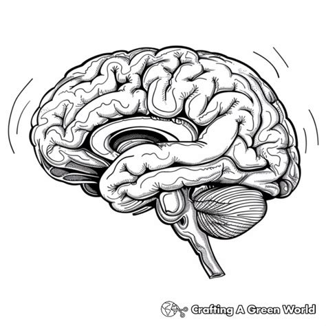Brain Coloring Pages Free Printable