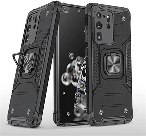 Ufgoszvp Hülle für Samsung Galaxy S23 Ultra Dual Layer Hard Militär