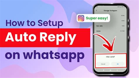 How To Set Up Auto Reply On Whatsapp Initial Solution Youtube