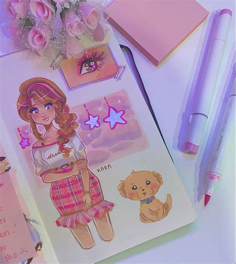 Aesthetic Sketchbook Page By Sparkle Drawz In 2024 Cute Doodle