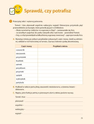 Page 1 NOWE słowa na start klasa 6 semestr 1 Sprawdź czy potrafisz
