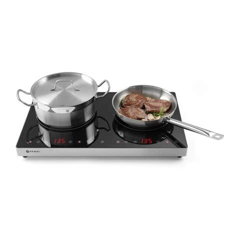 Plaque de cuisson double à induction avec Boost Arredochef