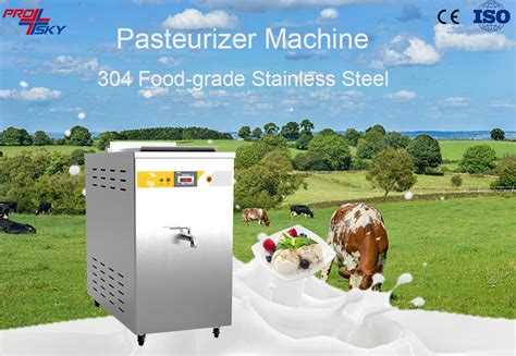 Prosky Hard Ice Cream Batch Cold Pasteurizer Machine With PLC Touch