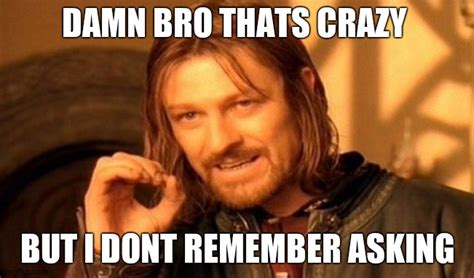 One Does Not Simply Meme Imgflip