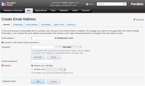 How To Create An Email Account In Plesk Xozz By Leapswitch