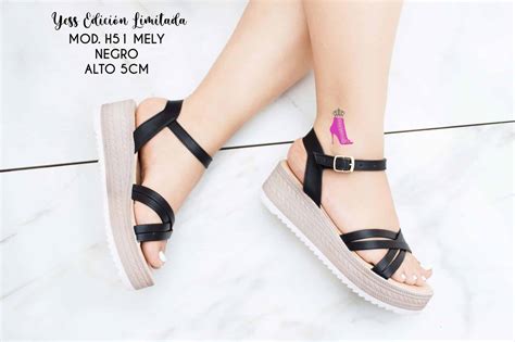 HUARACHE H51 MELY NEGRO Calzado Yess