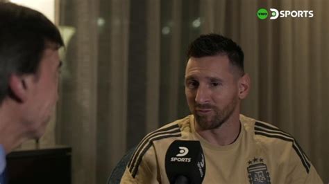 Messi en la previa de una nueva final con la Selección Argentina el