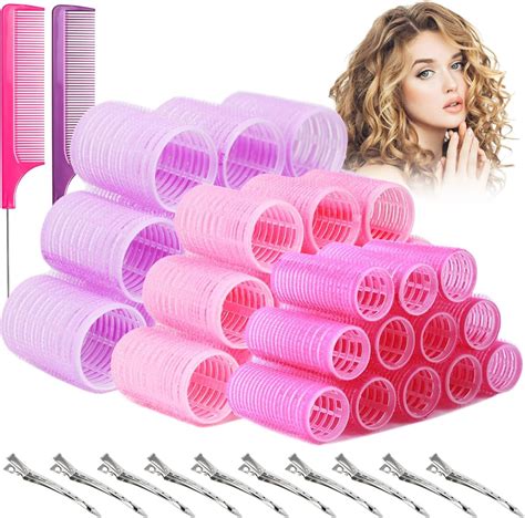 36 Pièces Bigoudis Cheveux Gros Bigoudis Cheveux Sans Chaleur pour