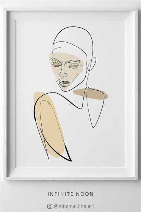Line Drawing Of Female Body Sketch 29 Line Art Print Minimalist Line