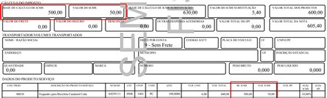 Nota fiscal de devolução Maxiprod
