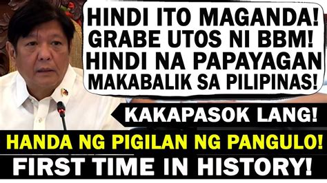 BREAKING NEWS PRES MARCOS NAG ANUNSIYO NA NAKAKABIGLANG DESISYON NI