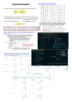 Mech A Range Cheat Sheet Control Principle Studocu