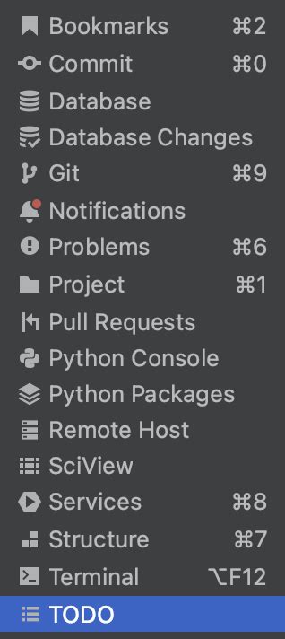 Tool Windows Pycharm Documentation