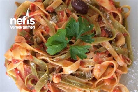 İtalyan Usulü Domates Soslu Tagliatelle Makarna Nefis Yemek Tarifleri