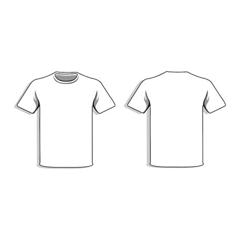 Dise O De Vector De Camisa Blanca Simple Vector Premium