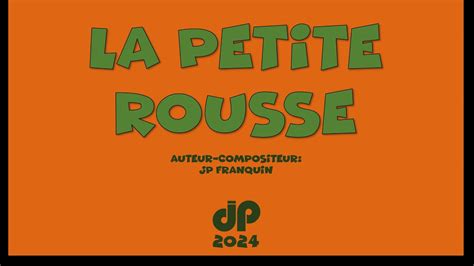 La Petite Rousse 2024 YouTube