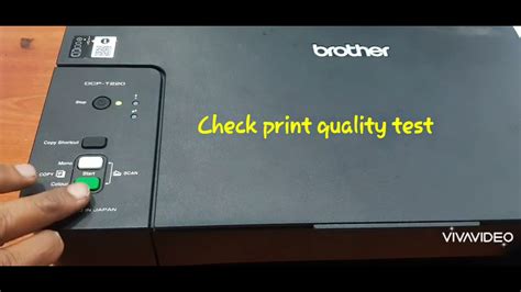 Brother DCP T220 420W Test Print Nozzole And Photocopy YouTube