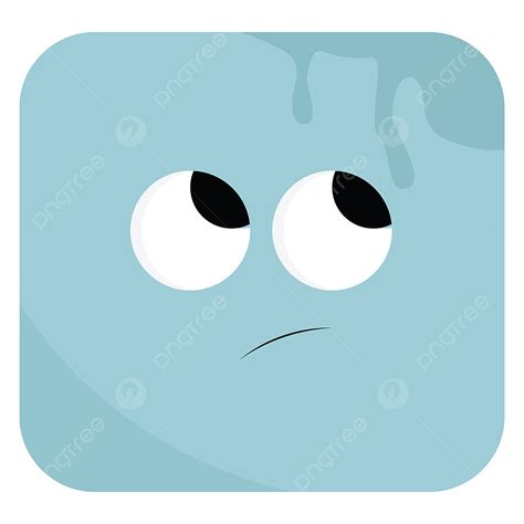 Melting Ice Cube Clipart Transparent PNG Hd A Melting Ice Cube Vector