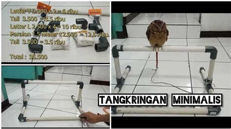 CUMA 35RIBU CARA MEMBUAT TANGKRINGAN BURUNG HANTU MINIMALIS YouTube