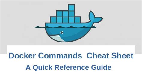 the ultimate docker cheat sheet quick reference