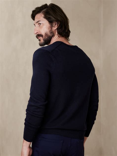 Sante Merino V Neck Sweater Banana Republic