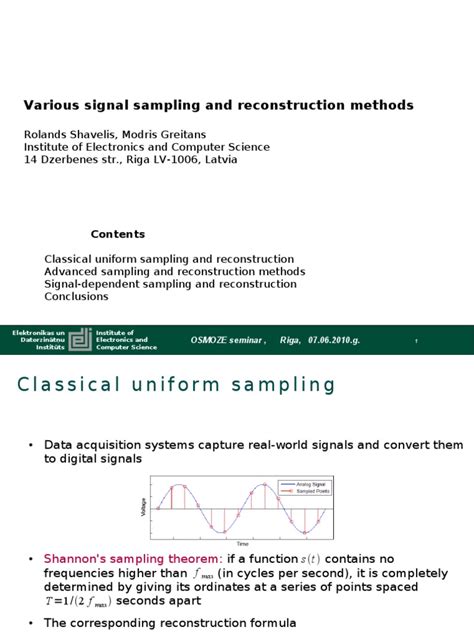 signsampling pdf pdf sampling signal processing digital signal processing