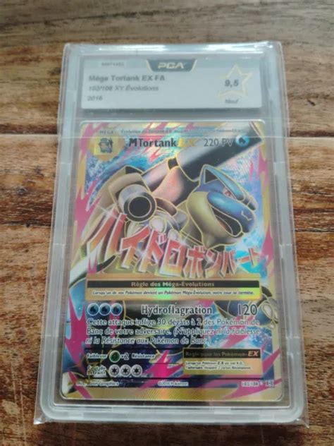 CARTE POKÉMON PCA Méga Tortank EX FA 102 108 XY Évolutions 9 5 EUR 1 00