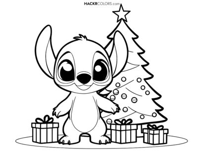 Stitch Gratis utskrivningsbara målarbilder för barn