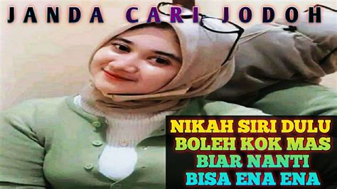 NIKAH SIRI DULU BOLEH KOK MASBIAR BISA ENA ENAJANDA CARI JODOH
