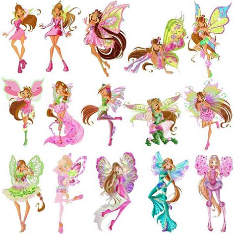 Flora Transformation Collection From Season 1 8 Starlix Old