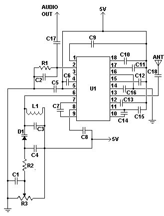 Fm Radio Circuit Diagram Using Ic