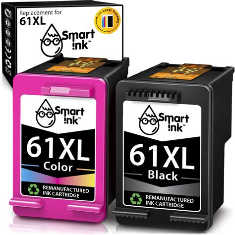 Get Remanufactured HP 61 XL Ink Cartridges 2 Piece Combo Smart Ink