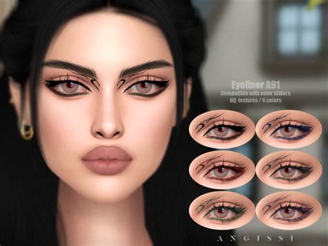 The Sims Resource Eyeliner A91