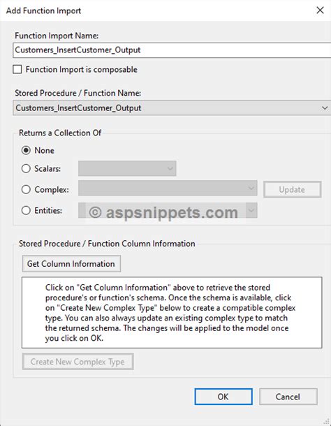 get output parameter from stored procedure using entity framework in c and vbnet