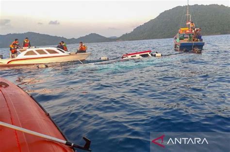 Kapal Bawa 40 Penumpang Tenggelam Di Anambas 3 Orang Tewas
