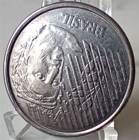 Moeda Anômala 10 Centavos 1994 Cacareco Reverso Invertido E Data