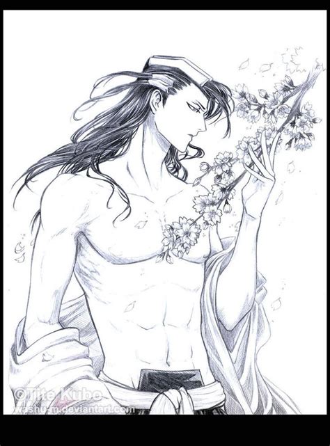 Bleach Scoop Kuchiki Byakuya By Washu M Bleach Anime Bleach Art