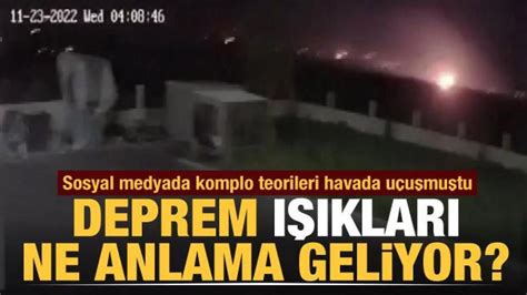 Komplo Teorileri Havada U U Mu Tu D Zce Depremindeki K Patlamas N N