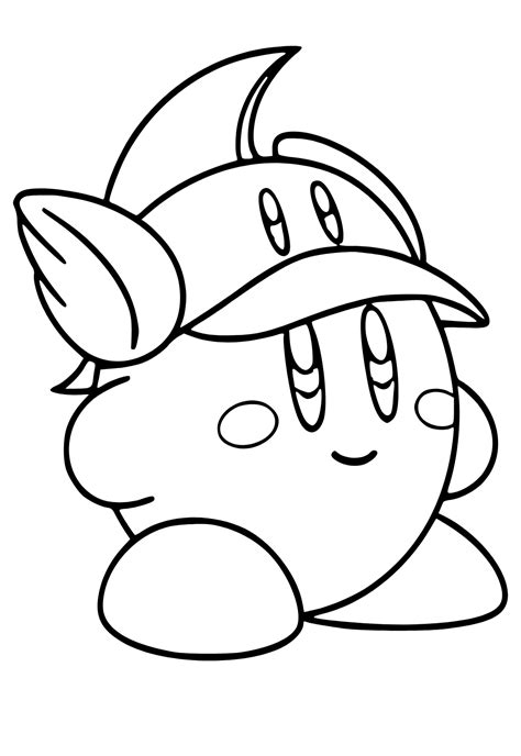 Dibujo E Imagen Kirby Lindo Para Colorear Y Imprimir Gratis Para